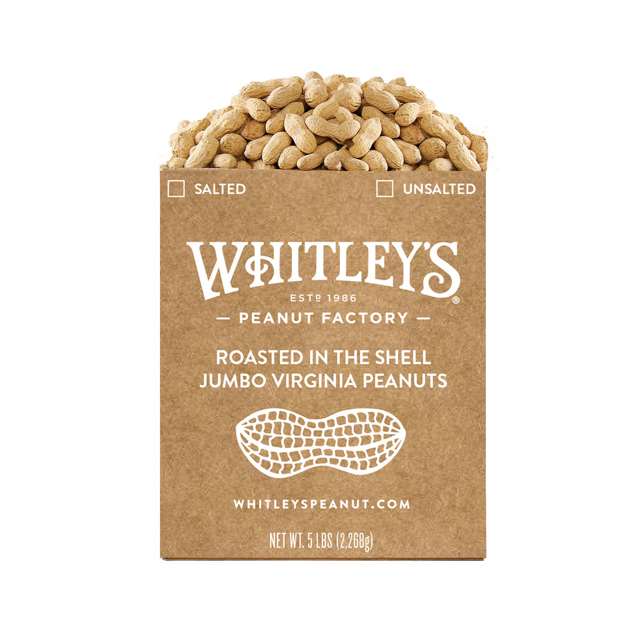 Unsalted Roasted Peanuts | Peanuts In Shell | Whitleys Peanut Factory ...