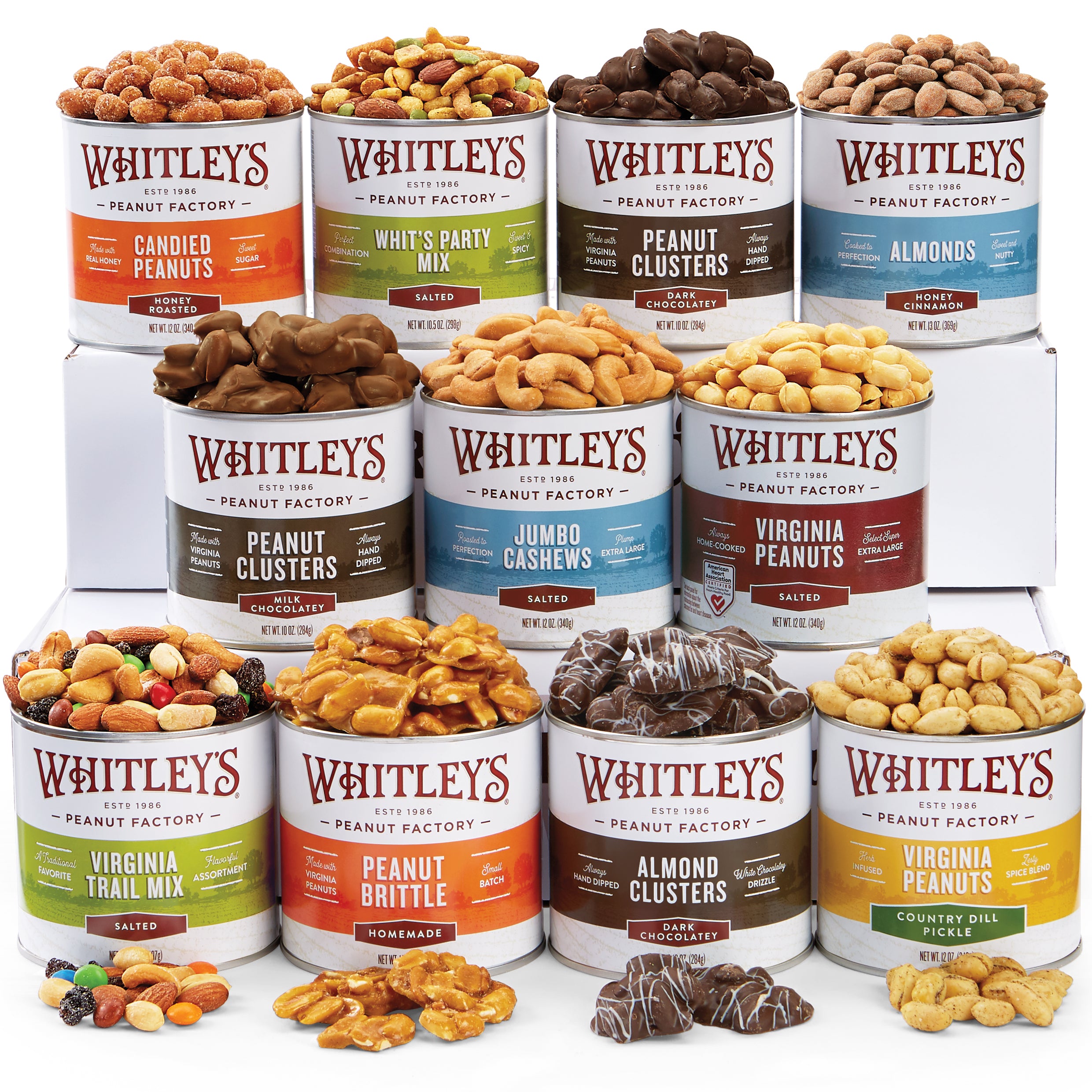 Signature Party Assortment | Nut Gifts | Whitleys Peanut Factory ...