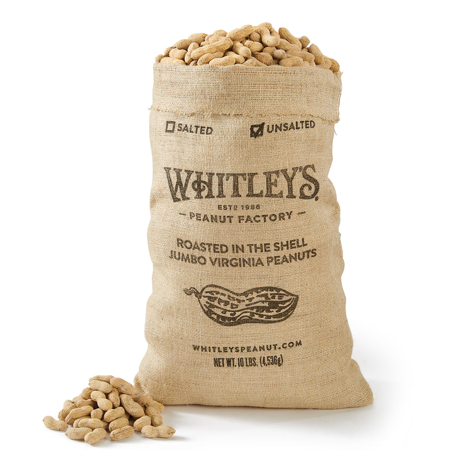 Unsalted Roasted Peanuts | Peanuts In Shell | Whitleys Peanut Factory ...